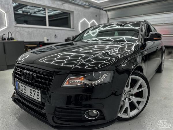 Black Audi A4 2009 in Kaunas, with an engine capacity of 2.00 L and mileage of 341 thousand km for 6650 €, photo 8 on AUTOMOTO.COM.LV