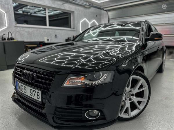Black Audi A4 2009 in Kaunas, with an engine capacity of 1.97 L and mileage of 341 thousand km for 6650 €, photo 2 on AUTOMOTO.COM.LV