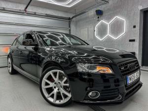 Black Audi A4 2009 in Kaunas, with an engine capacity of 1.97 L and mileage of 341 thousand km for 6650 €, photo 8 on AUTOMOTO.COM.LV