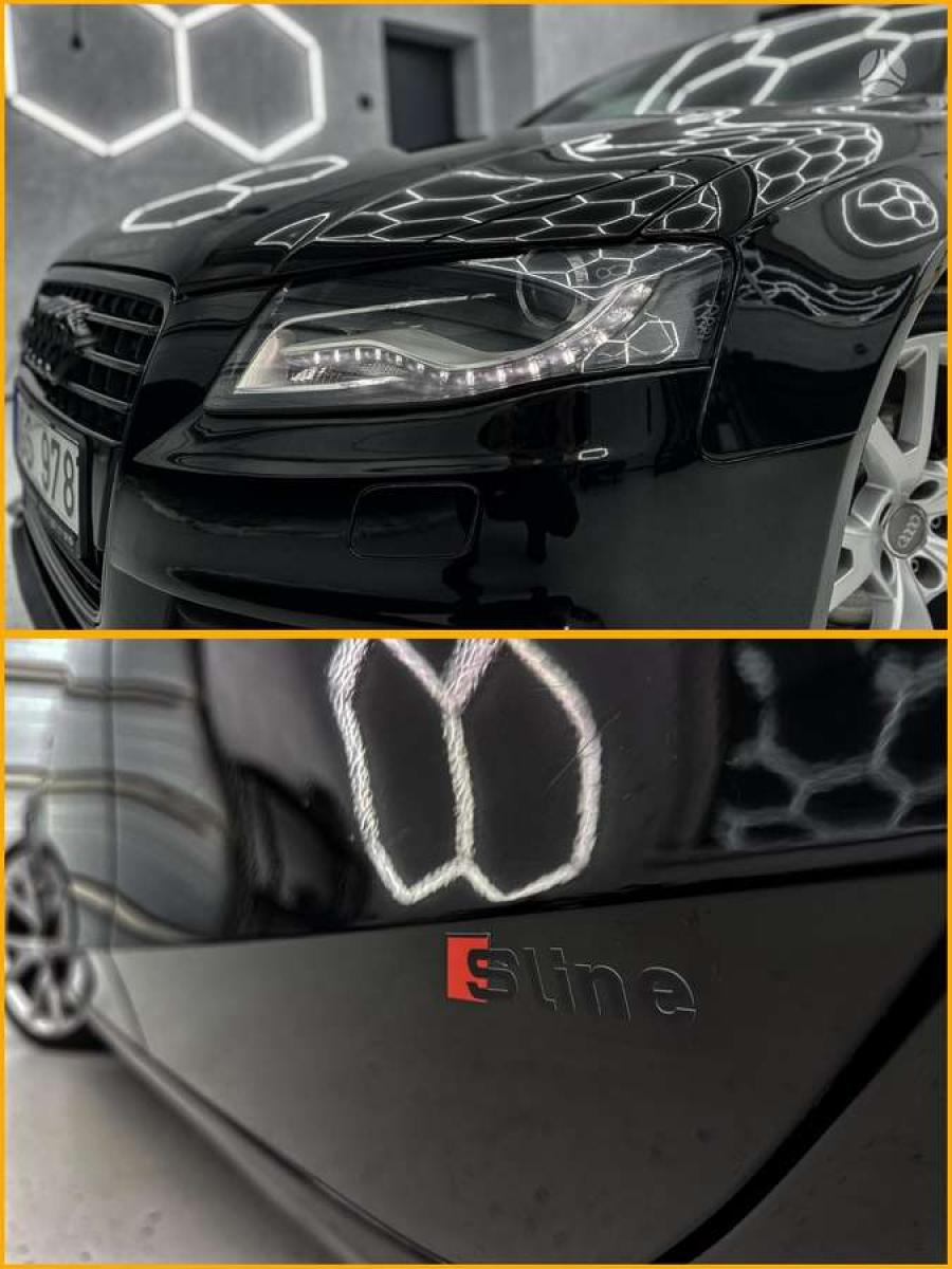 Black Audi A4 2009 in Kaunas, with an engine capacity of 1.97 L and mileage of 341 thousand km for 6650 €, photo 15 on AUTOMOTO.COM.LV