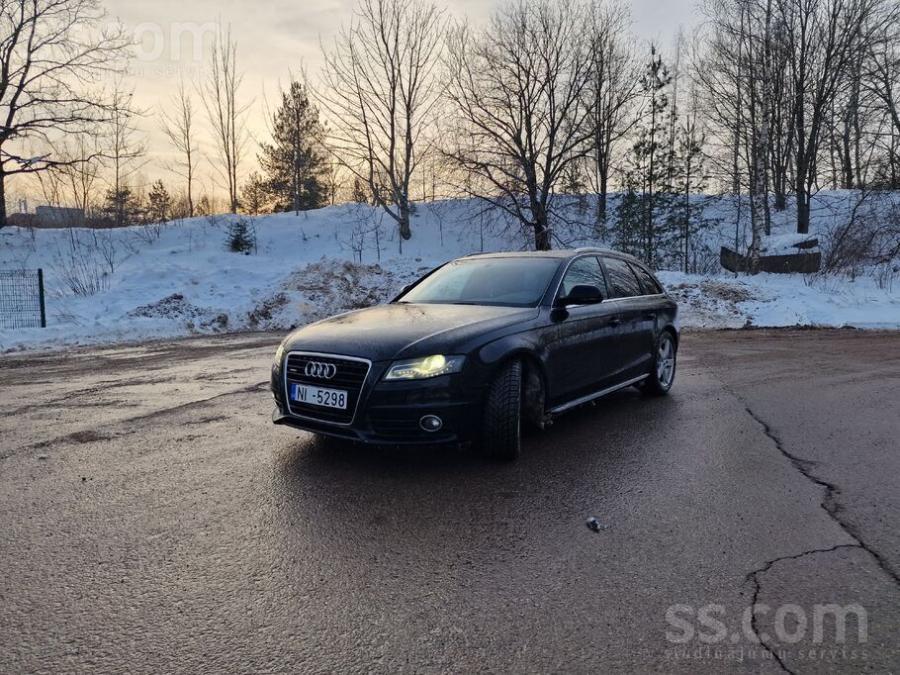 Black Audi A4 2009 in Tukums, with an engine capacity of 3.00 L and mileage of 326 thousand km for 6850 €, photo 1 on AUTOMOTO.COM.LV