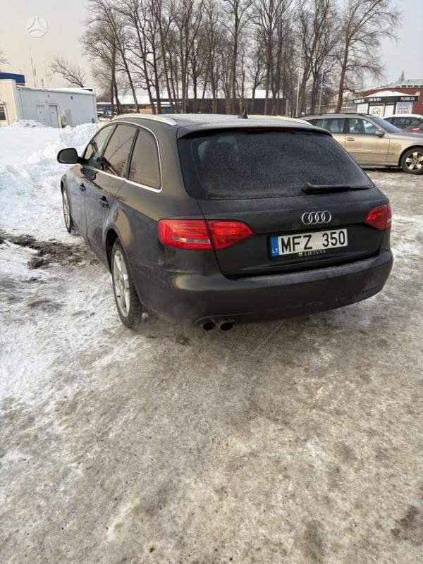 Melns Audi A4 2009 Klaipėda, ar dzinēja tilpumu 1.99 L un nobraukumu 307 tūkst. km par 5000 €, foto 4 vietnē AUTOMOTO.COM.LV