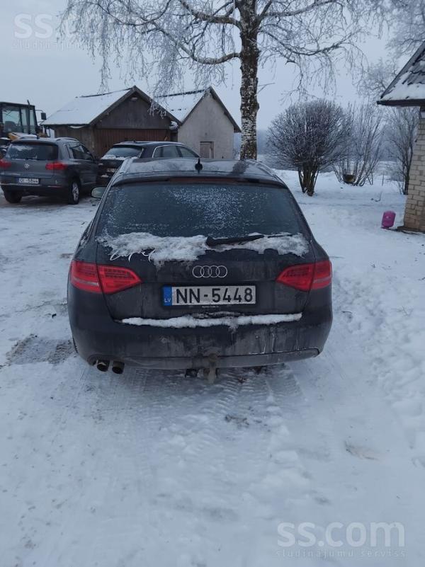 Black Audi A4 2009 in Jelgava, with an engine capacity of 2.00 L and mileage of 474 thousand km for 3000 €, photo 3 on AUTOMOTO.COM.LV