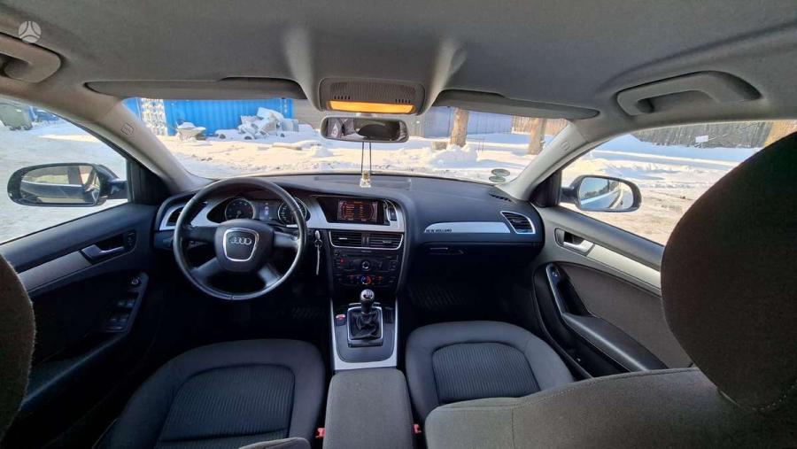 Black Audi A4 2009 in Kaunas, with an engine capacity of 1.80 L and mileage of 249 thousand km for 4550 €, photo 14 on AUTOMOTO.COM.LV