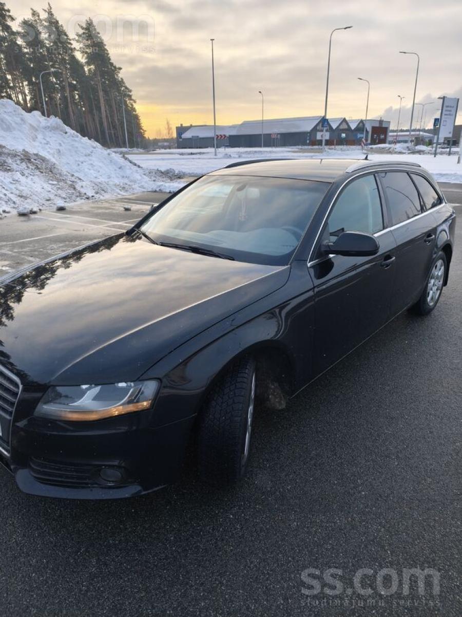 Black Audi A4 2009 in Riga, with an engine capacity of 1.90 L and mileage of 370 thousand km for 5000 €, photo 9 on AUTOMOTO.COM.LV