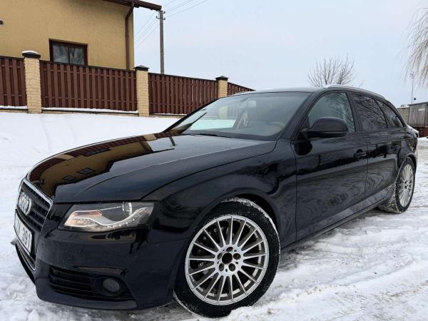 Melns Audi A4 2009 Kauņa, ar dzinēja tilpumu 1.97 L un nobraukumu 313 tūkst. km par 5250 €, foto 1 vietnē AUTOMOTO.COM.LV