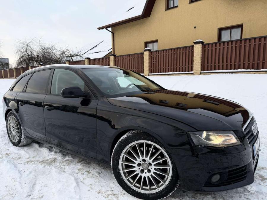 Black Audi A4 2009 in Kaunas, with an engine capacity of 1.97 L and mileage of 313 thousand km for 5250 €, photo 2 on AUTOMOTO.COM.LV