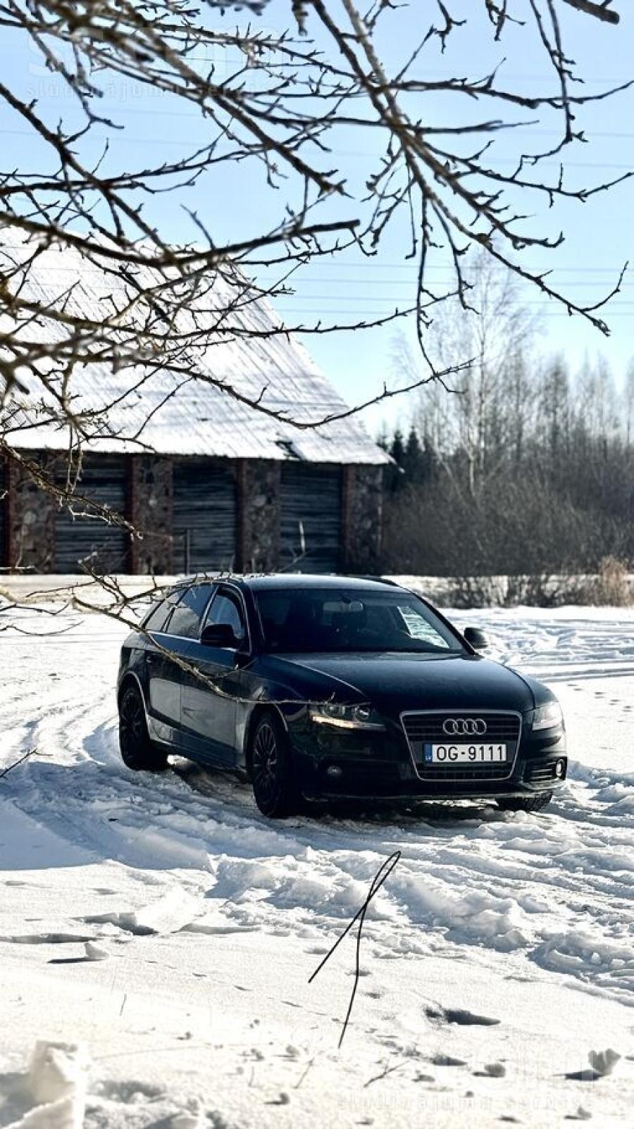 Melns Audi A4 2009 Valmiera, ar dzinēja tilpumu 2.00 L un nobraukumu 377 tūkst. km par 3950 €, foto 1 vietnē AUTOMOTO.COM.LV