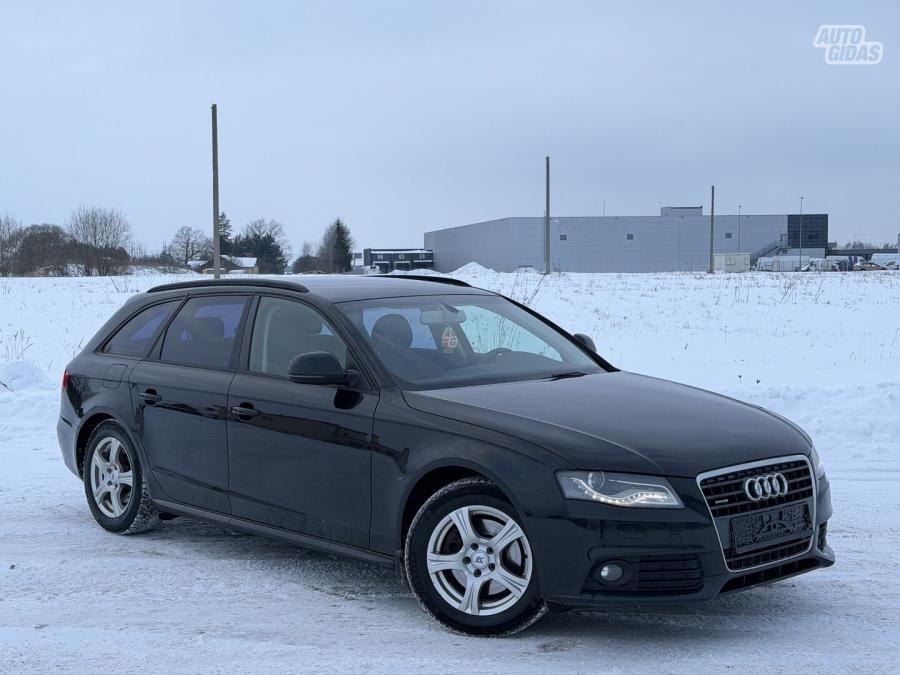 Black Audi A4 2009 in Panevezys, with an engine capacity of 1.80 L and mileage of 308 thousand km for 5050 €, photo 1 on AUTOMOTO.COM.LV