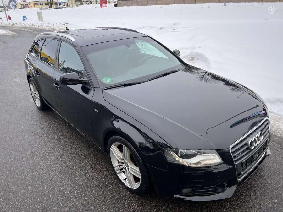 Melns Audi A4 2009 Utena, ar dzinēja tilpumu 1.98 L un nobraukumu 190 tūkst. km par 5999 €, foto 2 vietnē AUTOMOTO.COM.LV
