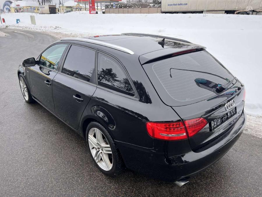 Melns Audi A4 2009 Utena, ar dzinēja tilpumu 1.98 L un nobraukumu 190 tūkst. km par 5999 €, foto 3 vietnē AUTOMOTO.COM.LV