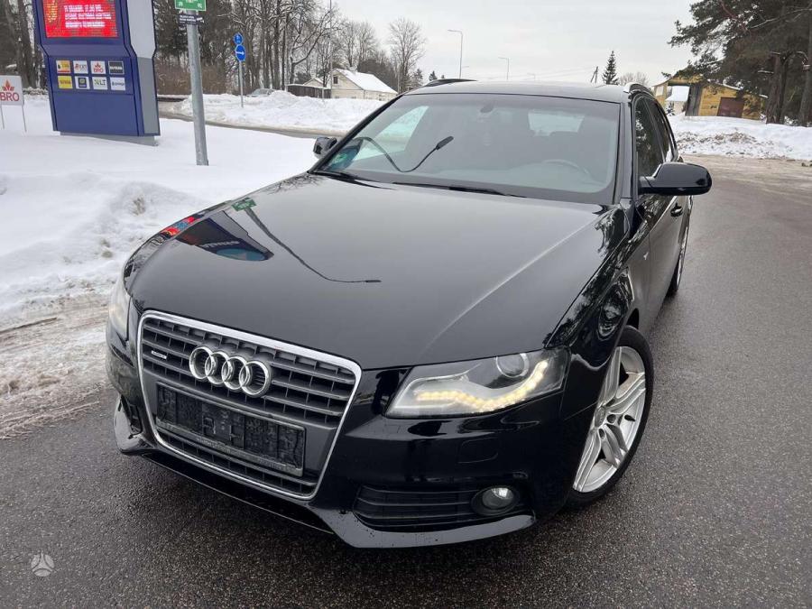 Melns Audi A4 2009 Utena, ar dzinēja tilpumu 1.98 L un nobraukumu 190 tūkst. km par 5999 €, foto 5 vietnē AUTOMOTO.COM.LV