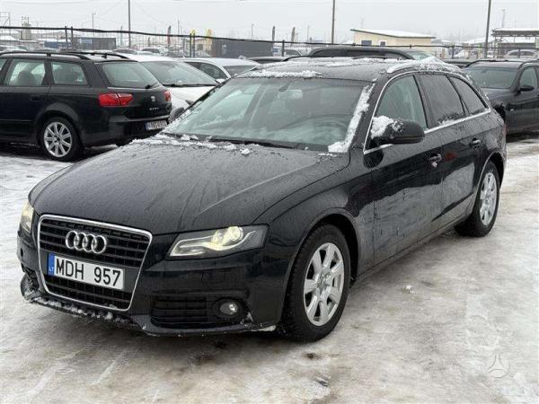 Melns Audi A4 2009 Viļņa, ar dzinēja tilpumu 1.97 L un nobraukumu 346 tūkst. km par 3800 €, foto 1 vietnē AUTOMOTO.COM.LV