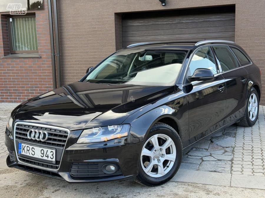 Black Audi A4 2009 in Alytus, with an engine capacity of 2.00 L and mileage of 342 thousand km for 3750 €, photo 1 on AUTOMOTO.COM.LV