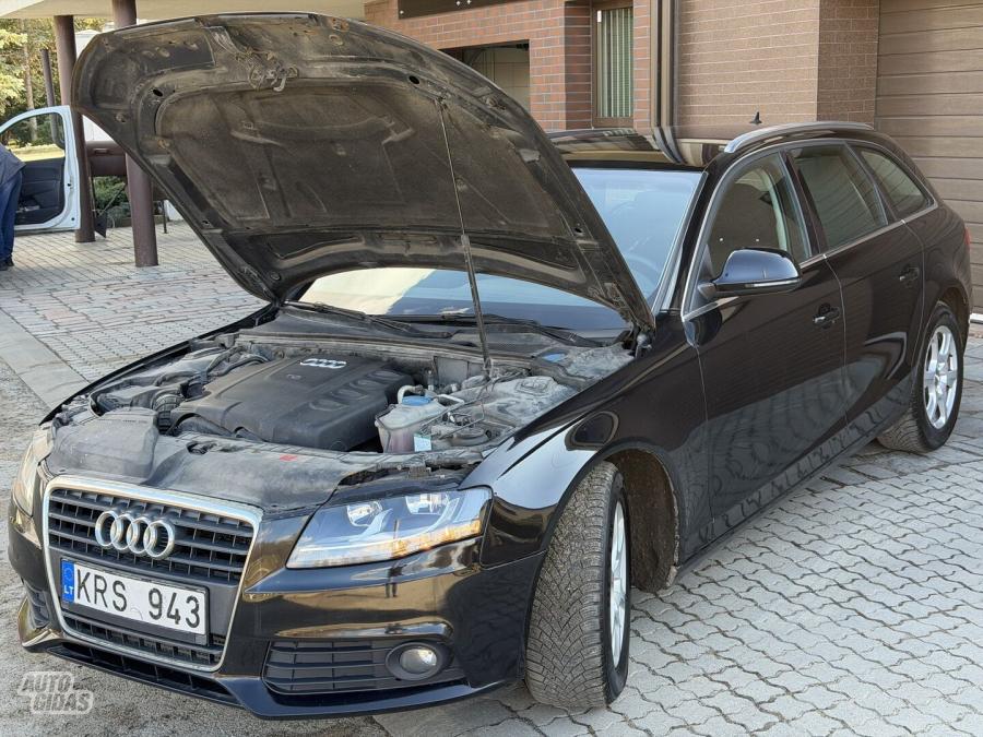 Black Audi A4 2009 in Alytus, with an engine capacity of 2.00 L and mileage of 342 thousand km for 3750 €, photo 11 on AUTOMOTO.COM.LV