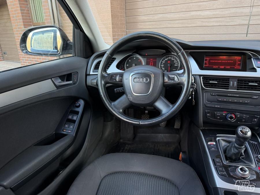 Black Audi A4 2009 in Alytus, with an engine capacity of 2.00 L and mileage of 342 thousand km for 3750 €, photo 23 on AUTOMOTO.COM.LV
