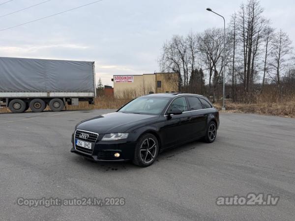 Black Audi A4 2009 in Mustvee, with an engine capacity of 2.00 L and mileage of 0 thousand km for 2499 €, photo 1 on AUTOMOTO.COM.LV