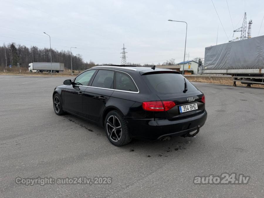 Black Audi A4 2009 in Mustvee, with an engine capacity of 2.00 L and mileage of 0 thousand km for 2499 €, photo 4 on AUTOMOTO.COM.LV
