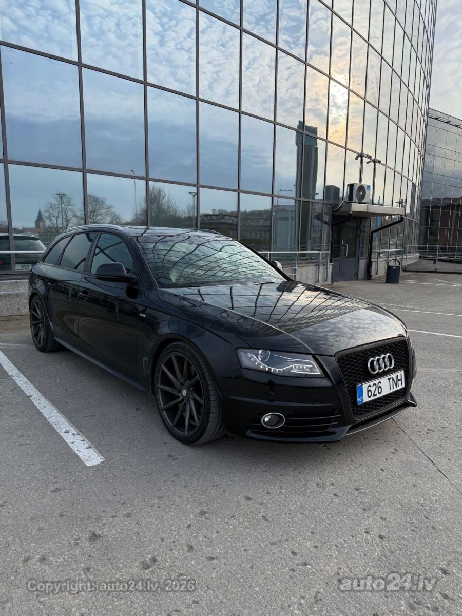 Black Audi A4 2009 in Tallinn, with an engine capacity of 3.00 L and mileage of 357 thousand km for 8300 €, photo 1 on AUTOMOTO.COM.LV
