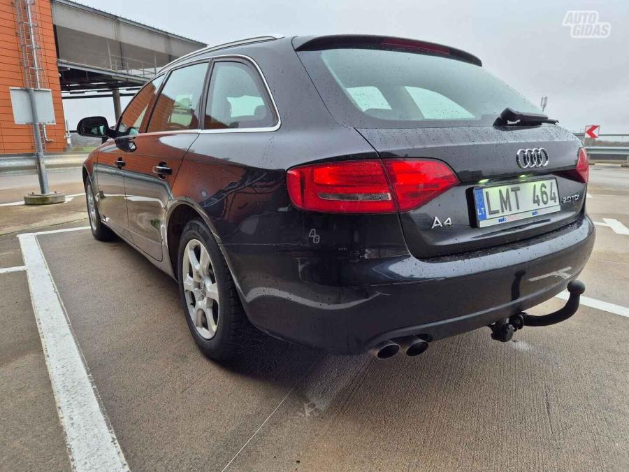 Black Audi A4 2009 in Siauliai, with an engine capacity of 2.00 L and mileage of 314 thousand km for 5000 €, photo 8 on AUTOMOTO.COM.LV