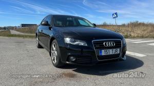 Melns Audi A4 2009 Tartu, ar dzinēja tilpumu 2.00 L un nobraukumu 346 tūkst. km par 4500 €, foto  vietnē AUTOMOTO.COM.LV