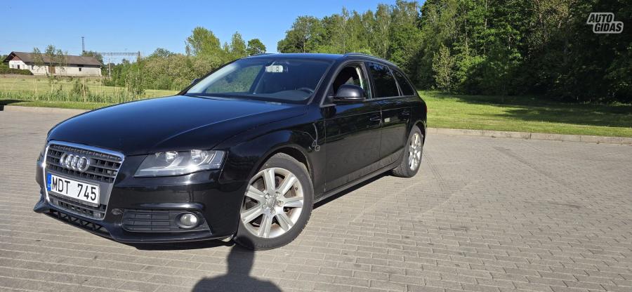 Black Audi A4 2009 in Plunge, with an engine capacity of 2.70 L and mileage of 226 thousand km for 5200 €, photo 1 on AUTOMOTO.COM.LV