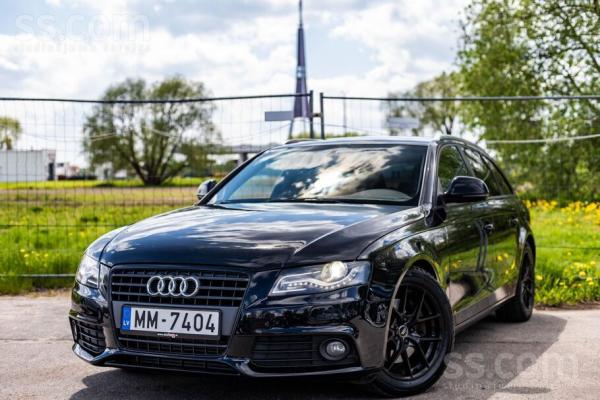 Melns Audi A4 2009 Rīga, ar dzinēja tilpumu 2.70 L un nobraukumu 367 tūkst. km par 6990 €, foto 1 vietnē AUTOMOTO.COM.LV