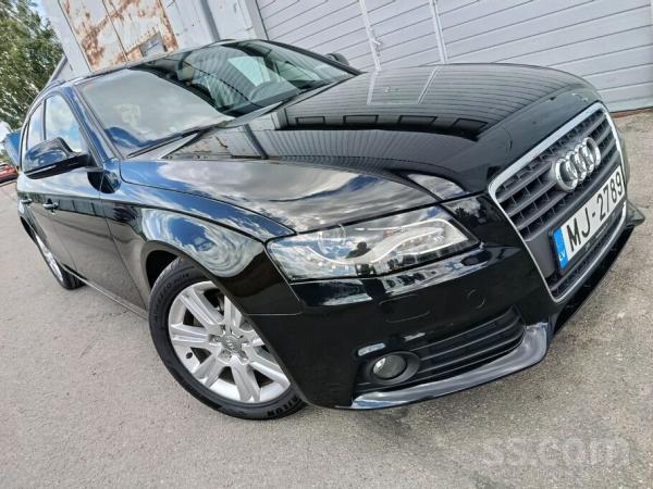 Black Audi A4 2009 in Riga, with an engine capacity of 2.00 L and mileage of 239 thousand km for 5200 €, photo 2 on AUTOMOTO.COM.LV