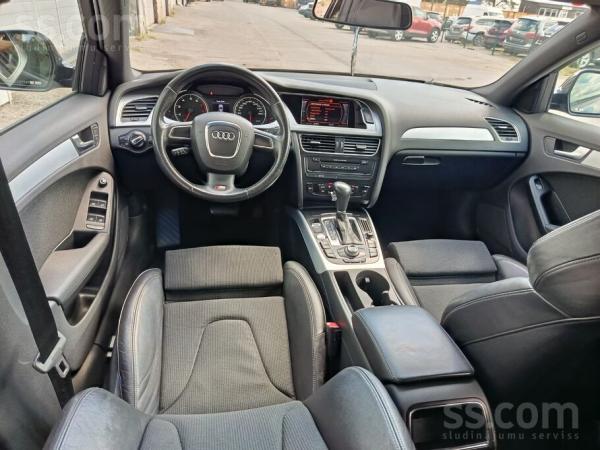 Black Audi A4 2009 in Riga, with an engine capacity of 2.00 L and mileage of 239 thousand km for 5200 €, photo 10 on AUTOMOTO.COM.LV