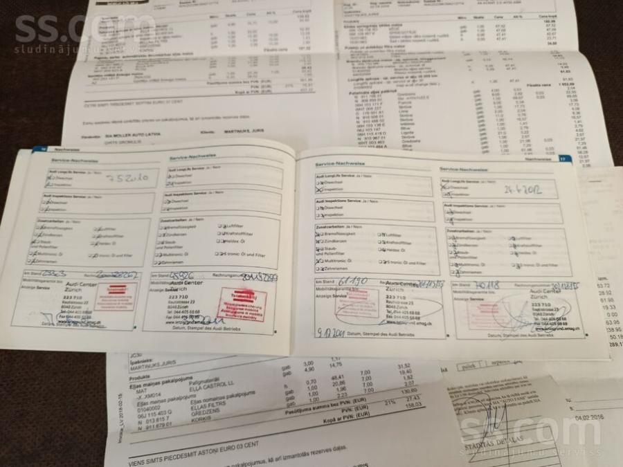 Черный Ауди А4 2009 в Рига, объемом двигателя 2.00 л и пробегом 239 тыс. км за 5200 €, фото 30 на AUTOMOTO.COM.LV