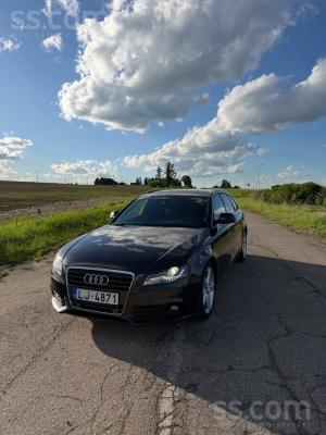 Black Audi A4 2009 in Ludza, with an engine capacity of 2.00 L and mileage of 258 thousand km for 6600 €, photo  on AUTOMOTO.COM.LV