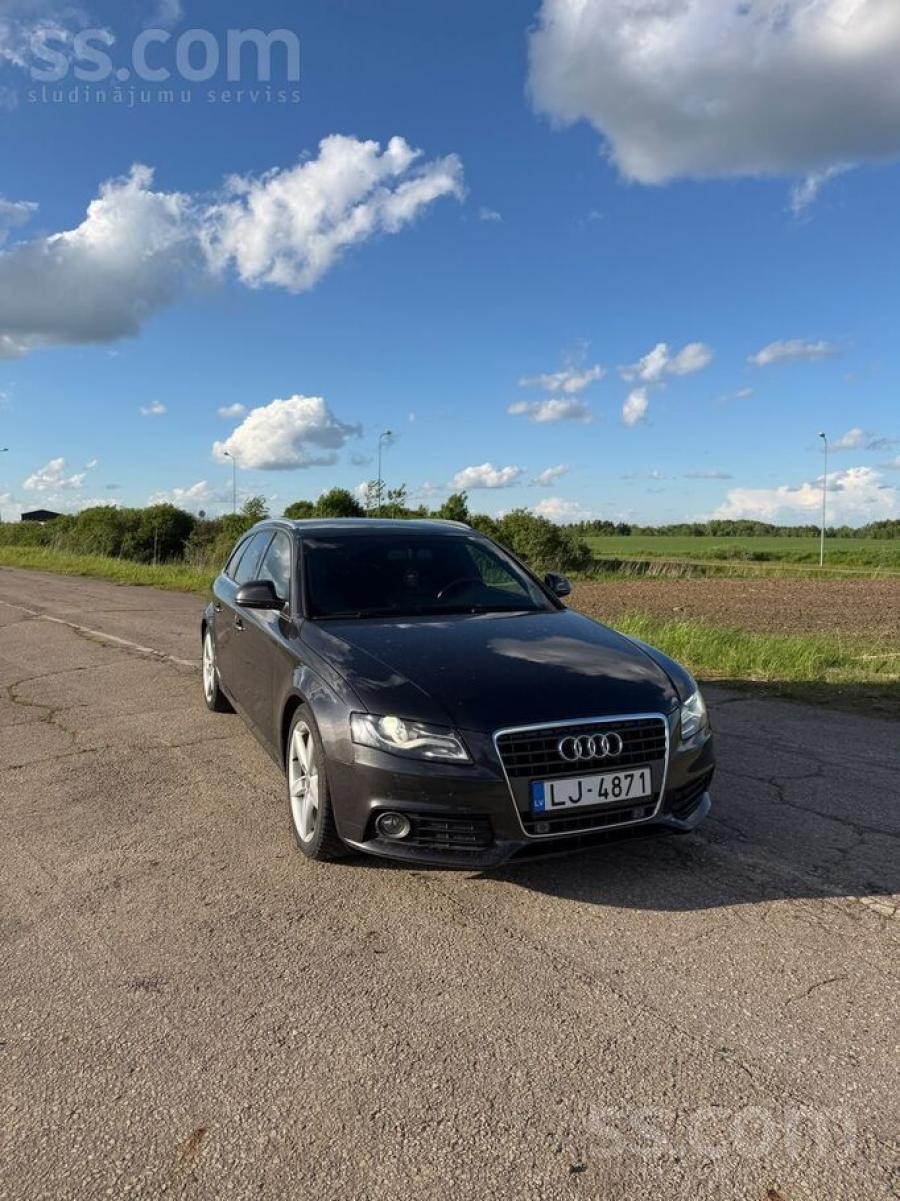 Black Audi A4 2009 in Ludza, with an engine capacity of 2.00 L and mileage of 258 thousand km for 6600 €, photo 3 on AUTOMOTO.COM.LV