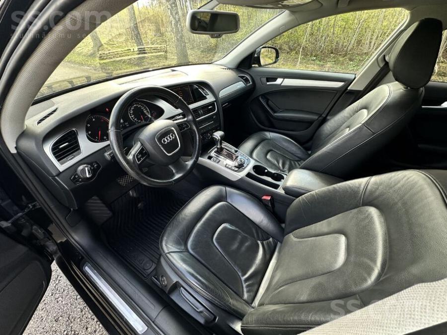 Melns Audi A4 2009 Tukums, ar dzinēja tilpumu 3.00 L un nobraukumu 289 tūkst. km par 6990 €, foto 10 vietnē AUTOMOTO.COM.LV
