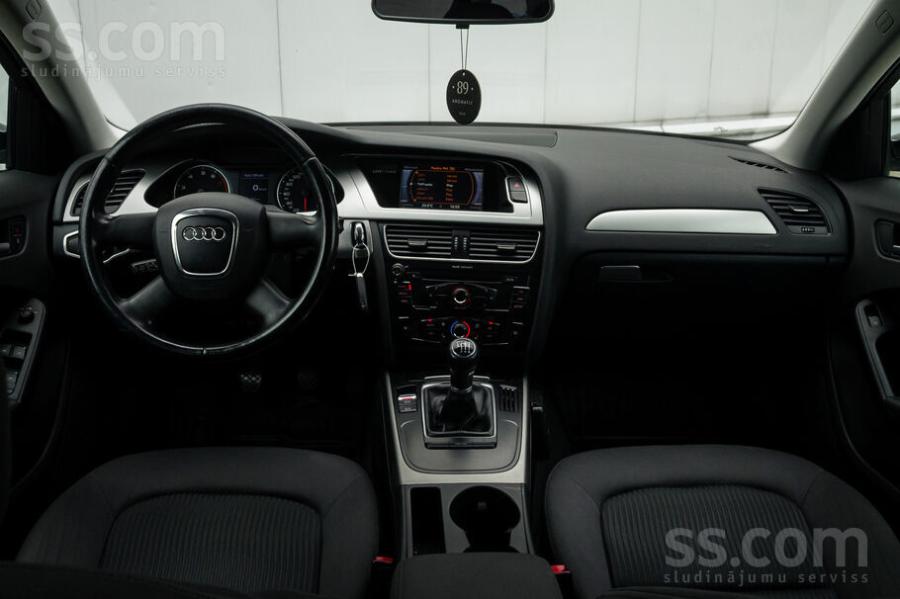 Black Audi A4 2009 in Jelgava, with an engine capacity of 1.80 L and mileage of 326 thousand km for 4700 €, photo 12 on AUTOMOTO.COM.LV