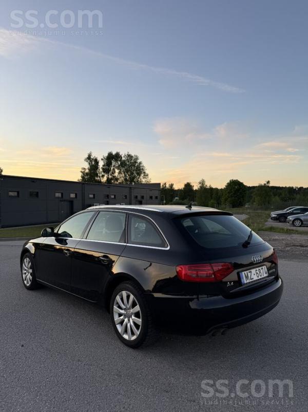 Black Audi A4 2009 in Tukums, with an engine capacity of 2.00 L and mileage of 268 thousand km for 5750 €, photo 6 on AUTOMOTO.COM.LV