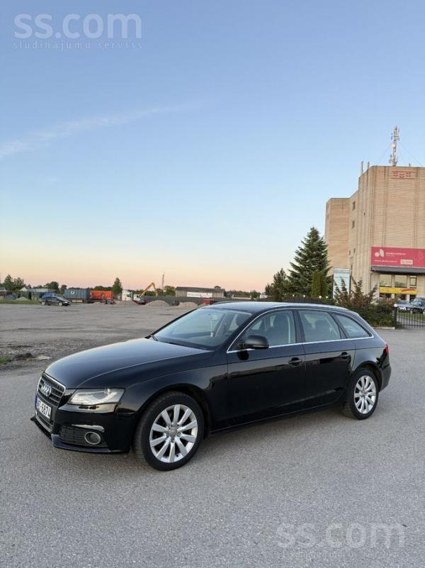 Black Audi A4 2009 in Tukums, with an engine capacity of 2.00 L and mileage of 268 thousand km for 5750 €, photo 9 on AUTOMOTO.COM.LV