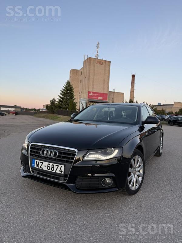 Black Audi A4 2009 in Tukums, with an engine capacity of 2.00 L and mileage of 268 thousand km for 5750 €, photo 10 on AUTOMOTO.COM.LV
