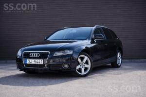 Black Audi A4 2009 in Riga, with an engine capacity of 2.70 L and mileage of 343 thousand km for 6890 €, photo  on AUTOMOTO.COM.LV