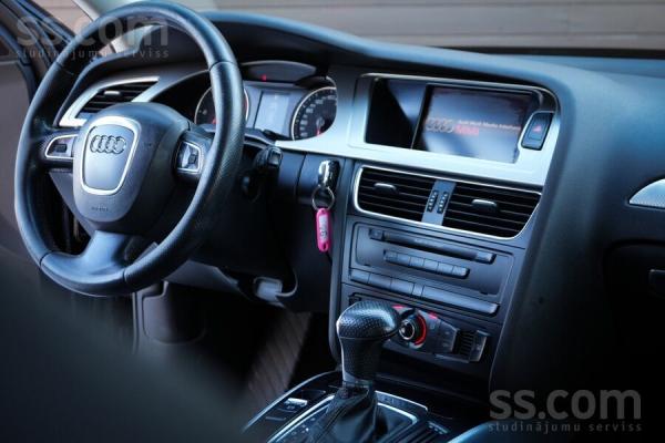 Black Audi A4 2009 in Riga, with an engine capacity of 2.70 L and mileage of 343 thousand km for 6890 €, photo 5 on AUTOMOTO.COM.LV