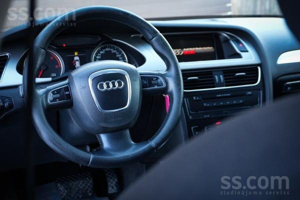 Black Audi A4 2009 in Riga, with an engine capacity of 2.70 L and mileage of 343 thousand km for 6890 €, photo 7 on AUTOMOTO.COM.LV