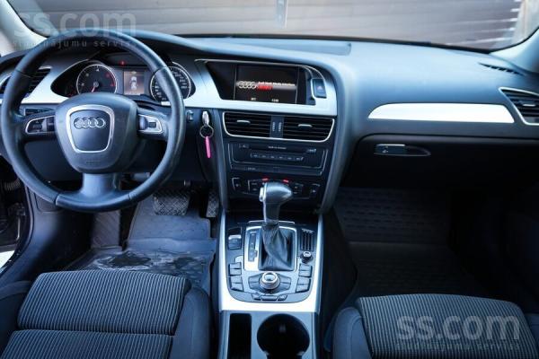 Black Audi A4 2009 in Riga, with an engine capacity of 2.70 L and mileage of 343 thousand km for 6890 €, photo 9 on AUTOMOTO.COM.LV