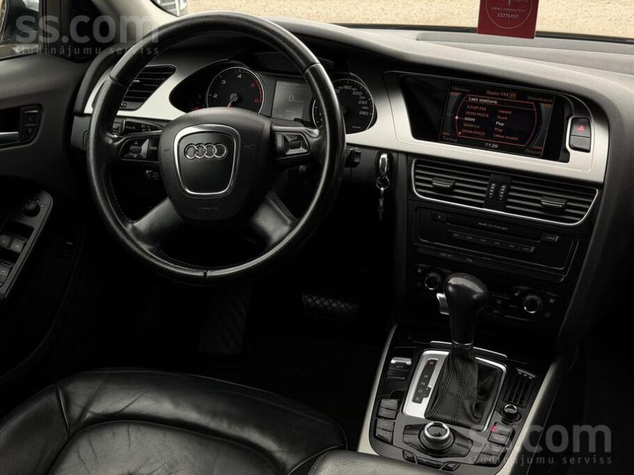 Melns Audi A4 2009 Rīga, ar dzinēja tilpumu 3.00 L un nobraukumu 365 tūkst. km par 4980 €, foto 12 vietnē AUTOMOTO.COM.LV