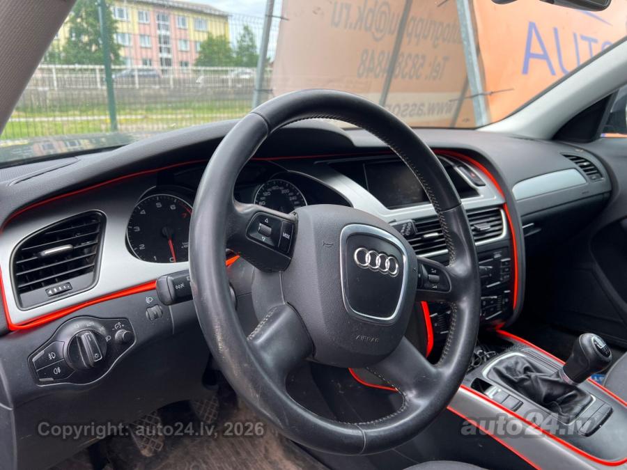 Black Audi A4 2009 in Narva, with an engine capacity of 1.80 L and mileage of 160 thousand km for 999 €, photo 13 on AUTOMOTO.COM.LV