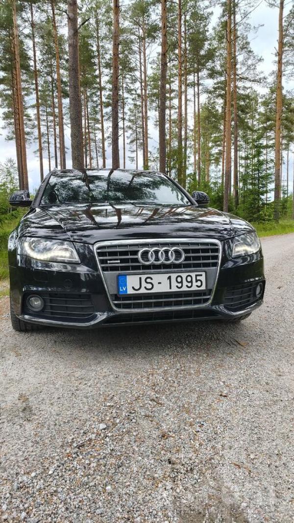 Melns Audi A4 2009 Valmiera, ar dzinēja tilpumu 3.00 L un nobraukumu 310 tūkst. km par 6890 €, foto 1 vietnē AUTOMOTO.COM.LV