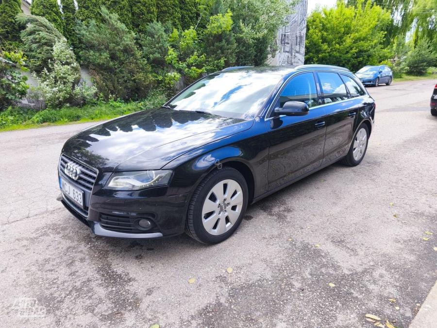 Black Audi A4 2009 in Kaunas, with an engine capacity of 1.80 L and mileage of 300 thousand km for 2400 €, photo 1 on AUTOMOTO.COM.LV