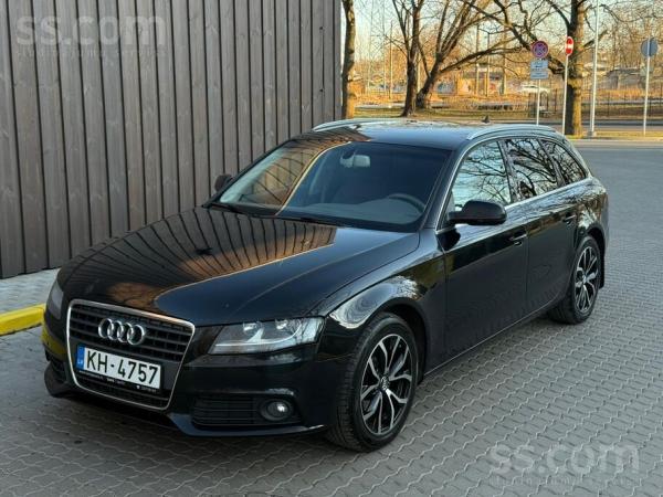 Black Audi A4 2009 in Riga, with an engine capacity of 2.00 L and mileage of 0 thousand km for 2990 €, photo 2 on AUTOMOTO.COM.LV