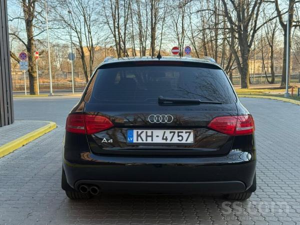 Black Audi A4 2009 in Riga, with an engine capacity of 2.00 L and mileage of 0 thousand km for 2990 €, photo 9 on AUTOMOTO.COM.LV