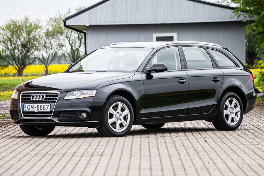 Melns Audi A4 2009 Tukums, ar dzinēja tilpumu 2.00 L un nobraukumu 0 tūkst. km par 5500 €, foto 1 vietnē AUTOMOTO.COM.LV