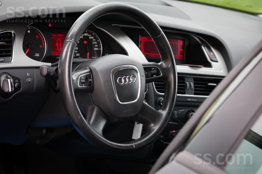 Melns Audi A4 2009 Tukums, ar dzinēja tilpumu 2.00 L un nobraukumu 0 tūkst. km par 5500 €, foto 14 vietnē AUTOMOTO.COM.LV