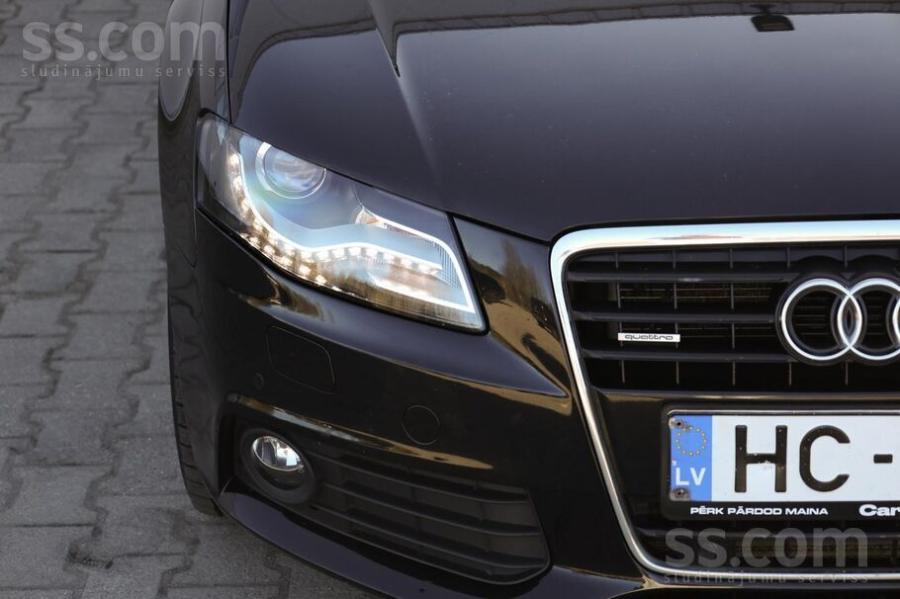 Melns Audi A4 2009 Rīga, ar dzinēja tilpumu 3.00 L un nobraukumu 0 tūkst. km par 4995 €, foto 5 vietnē AUTOMOTO.COM.LV